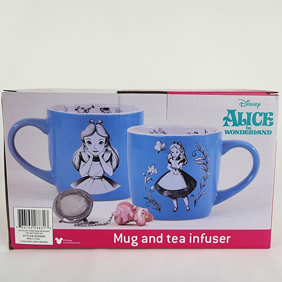 Disney | Dining | Disney Alice In Wonderland Mug And Tea Infuser Set ...